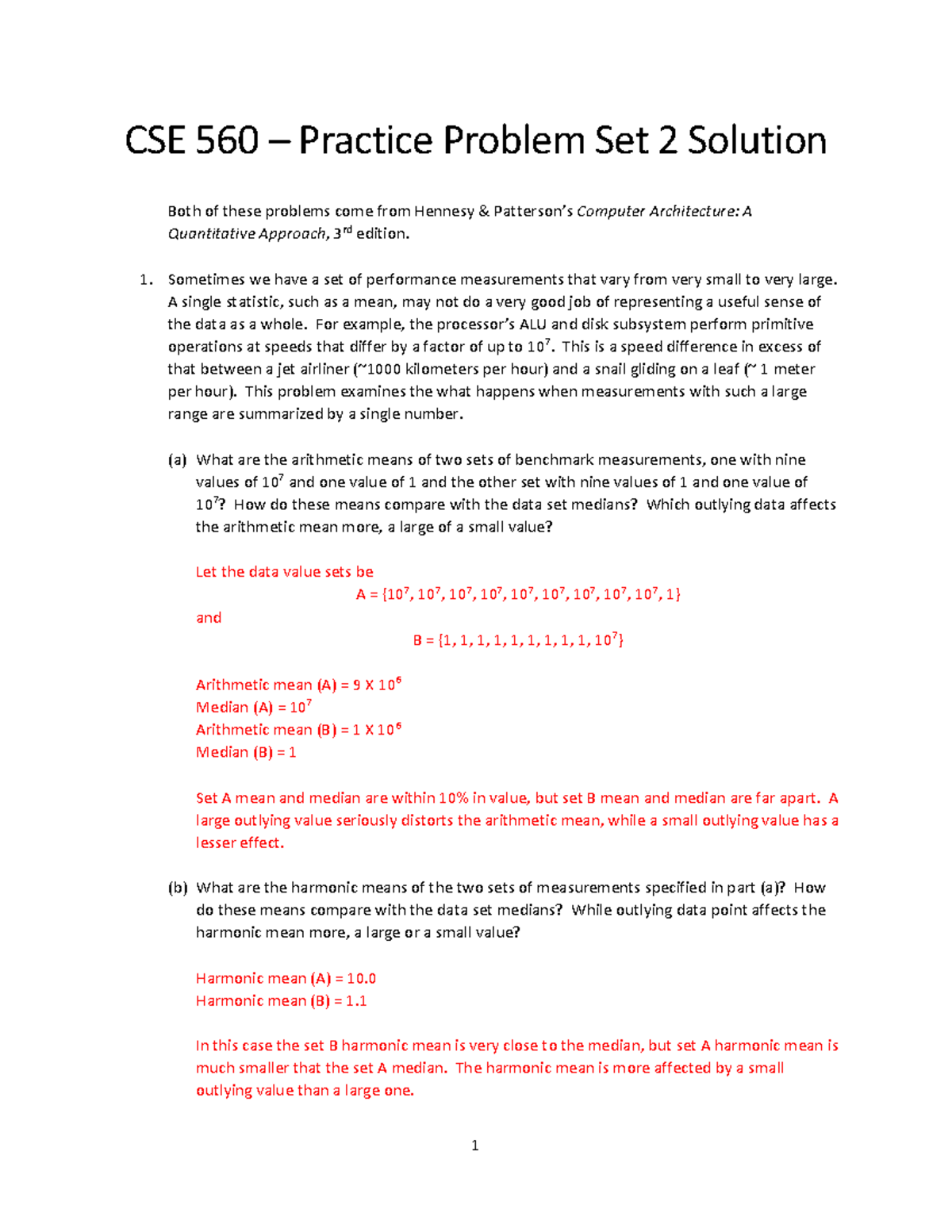 CSE560 2017-2018 Problem Set 2 - Solutions - CSE 560 – Practice Problem ...