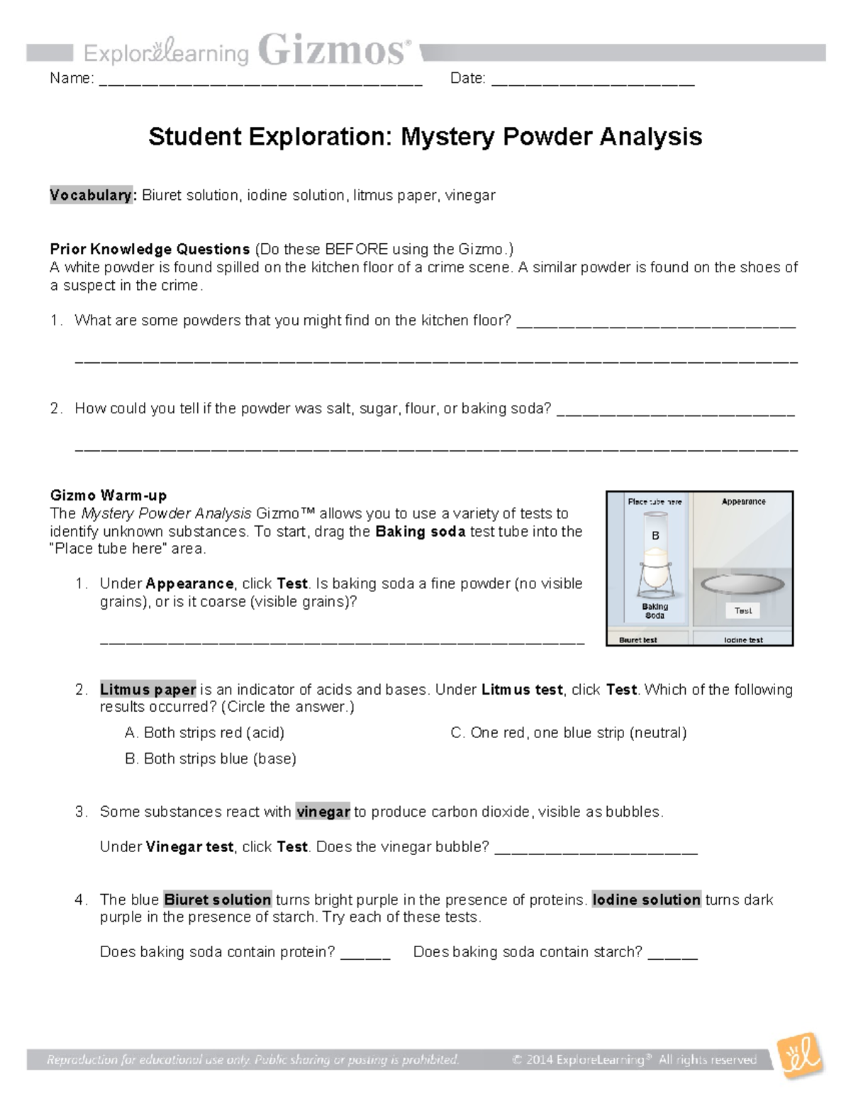 Mystery Powder Gizmo - Summary El collar del neandertal - Name: - Studocu