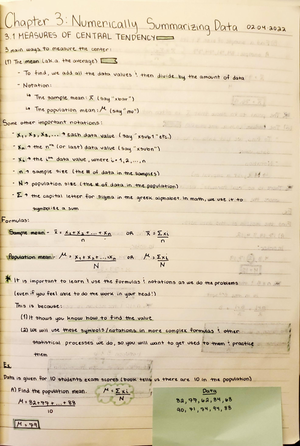 Chapter 10 Notes - MATH 050 - Studocu