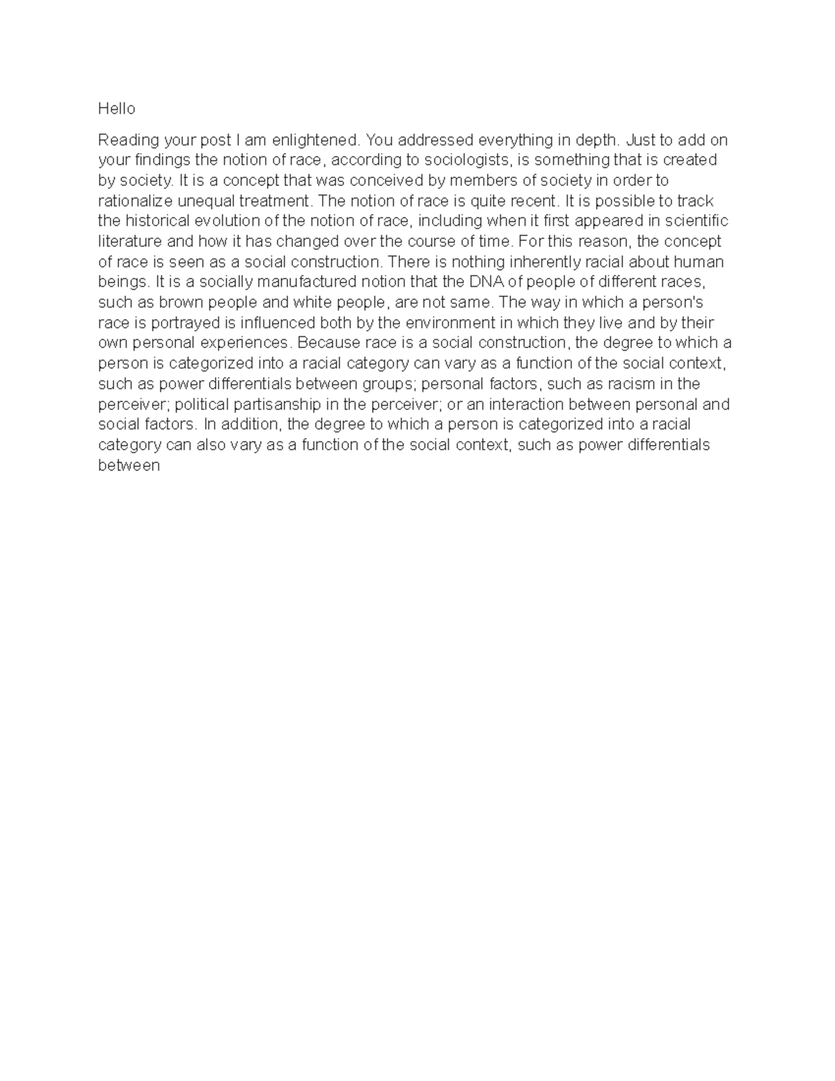 Hello - good material - Hello Reading your post I am enlightened. You ...