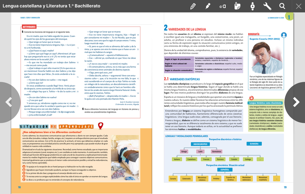 Anaya Contenidos - Lengua castellana y Literatura Bachillerato Q BLOQUE I COMUNICACIÓN LA - Studocu
