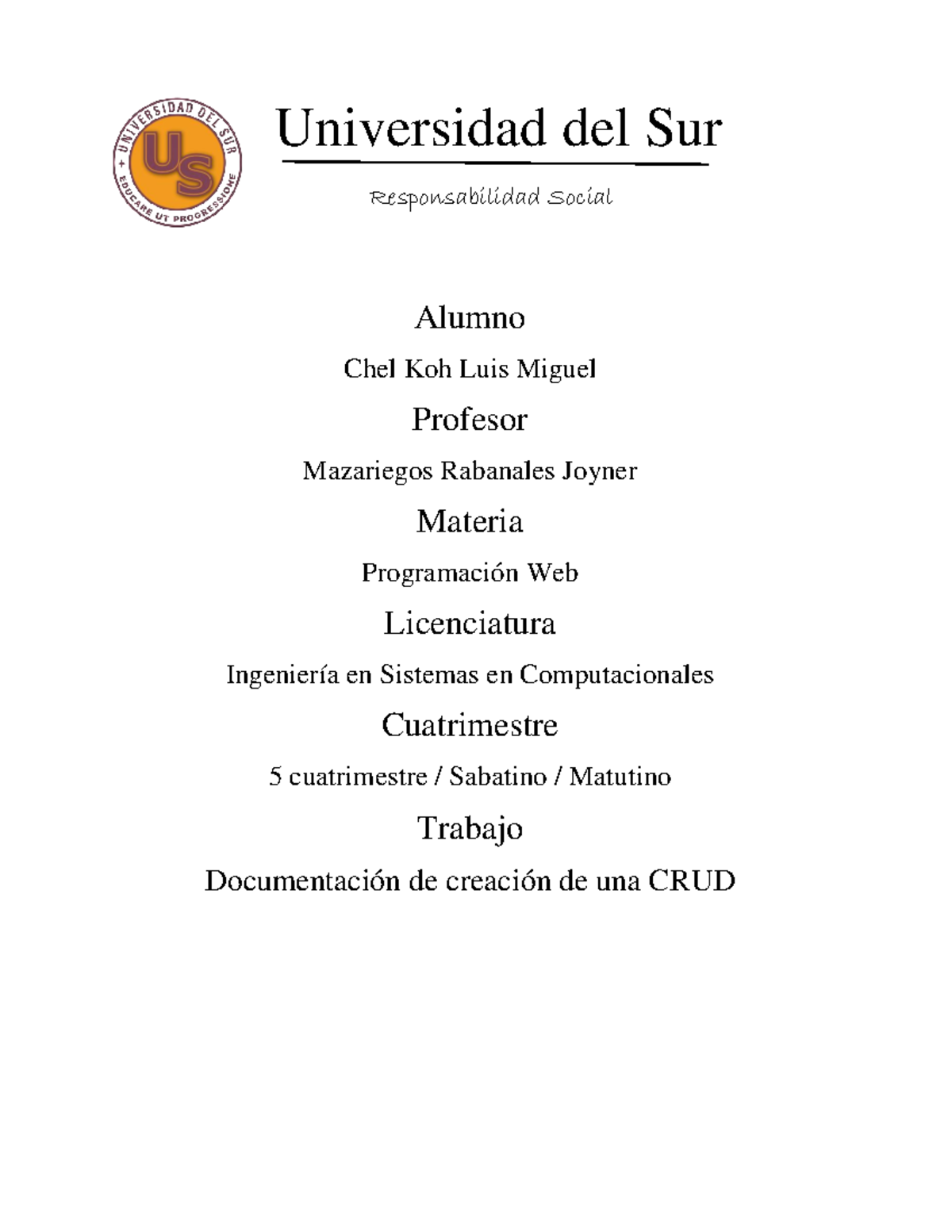Documentación CRUD - Proceso de creación de una CRUD en Asp.NET ...