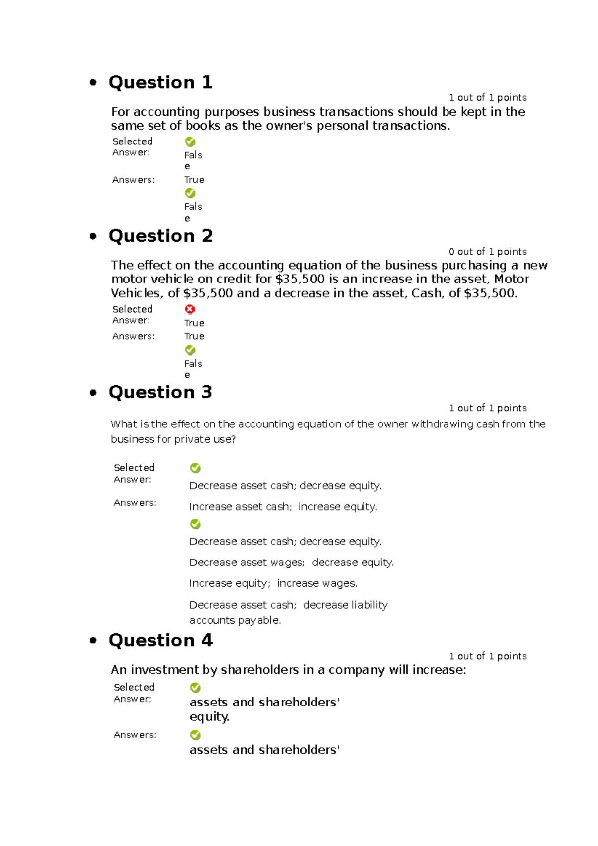 Test 3 try 1 - practice exam materials - Question 1 1 out of 1 points ...