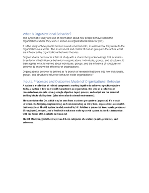 OB Case Studies with answers - Contents Chapter 1: Road Warriors (Pages ...