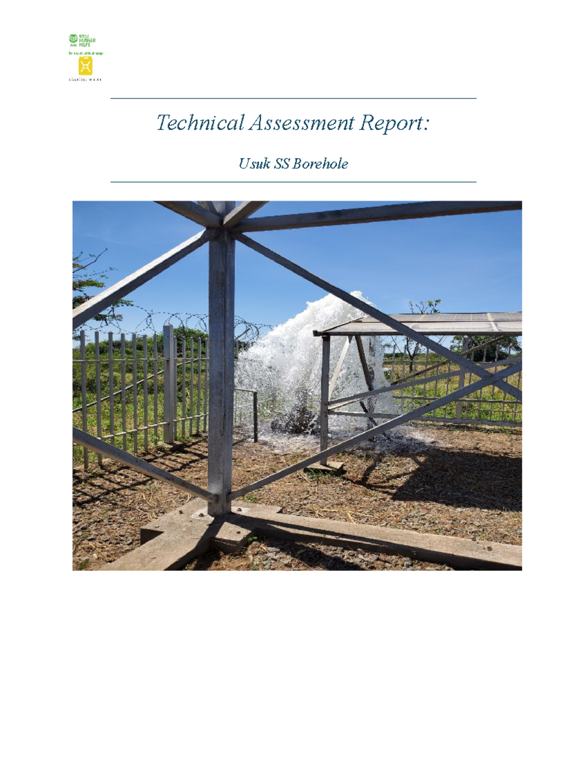 Technical Assessment Report - Technical Assessment Report: Usuk SS ...