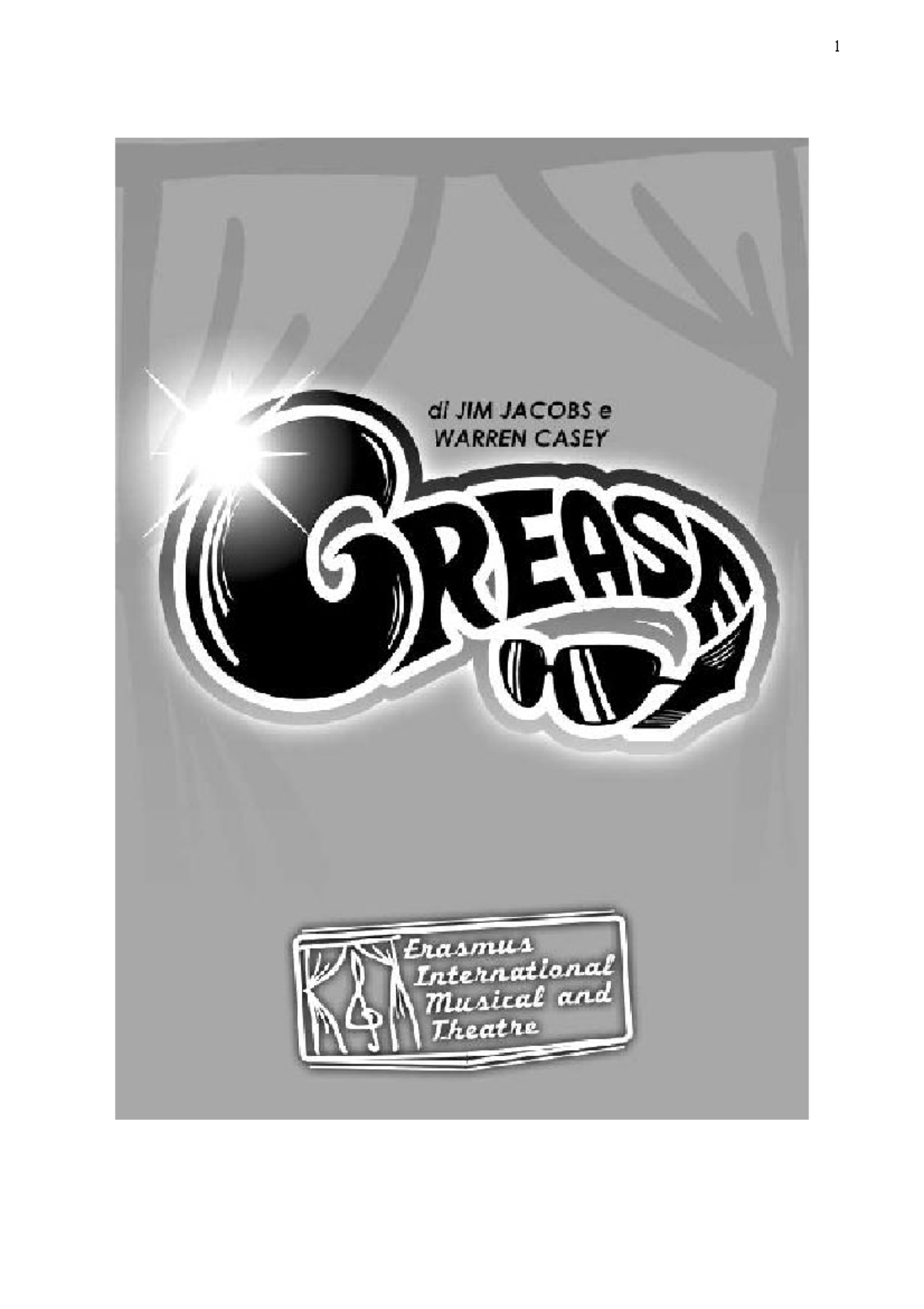 Script grease 1 - CHARACTERS DANNY ZUKO SANDY DUMBROWSKI T BIRDS ...