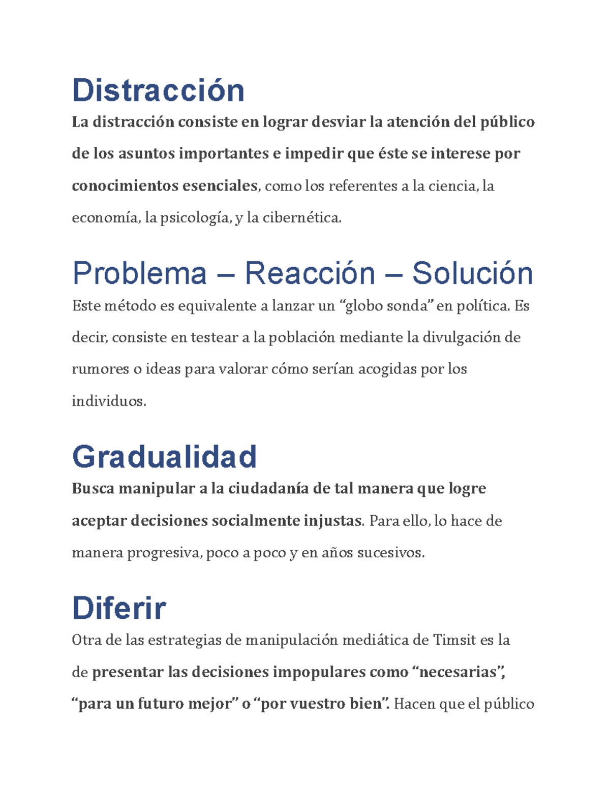 Ttt - llllllllllenfkfnknlwknlrbe - Distracción La distracción consiste ...