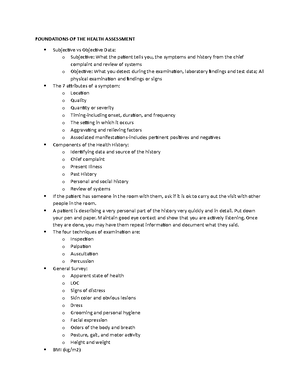 Module 8 SOAP Note – Focused Cough Assessment - Module 8 SOAP Note ...