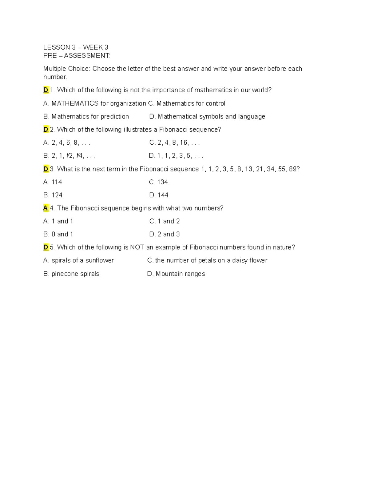 L3 MATH - MATH IN MODERN WORLD IS EASY, TAKE A LOOK TO THIS PRE ...