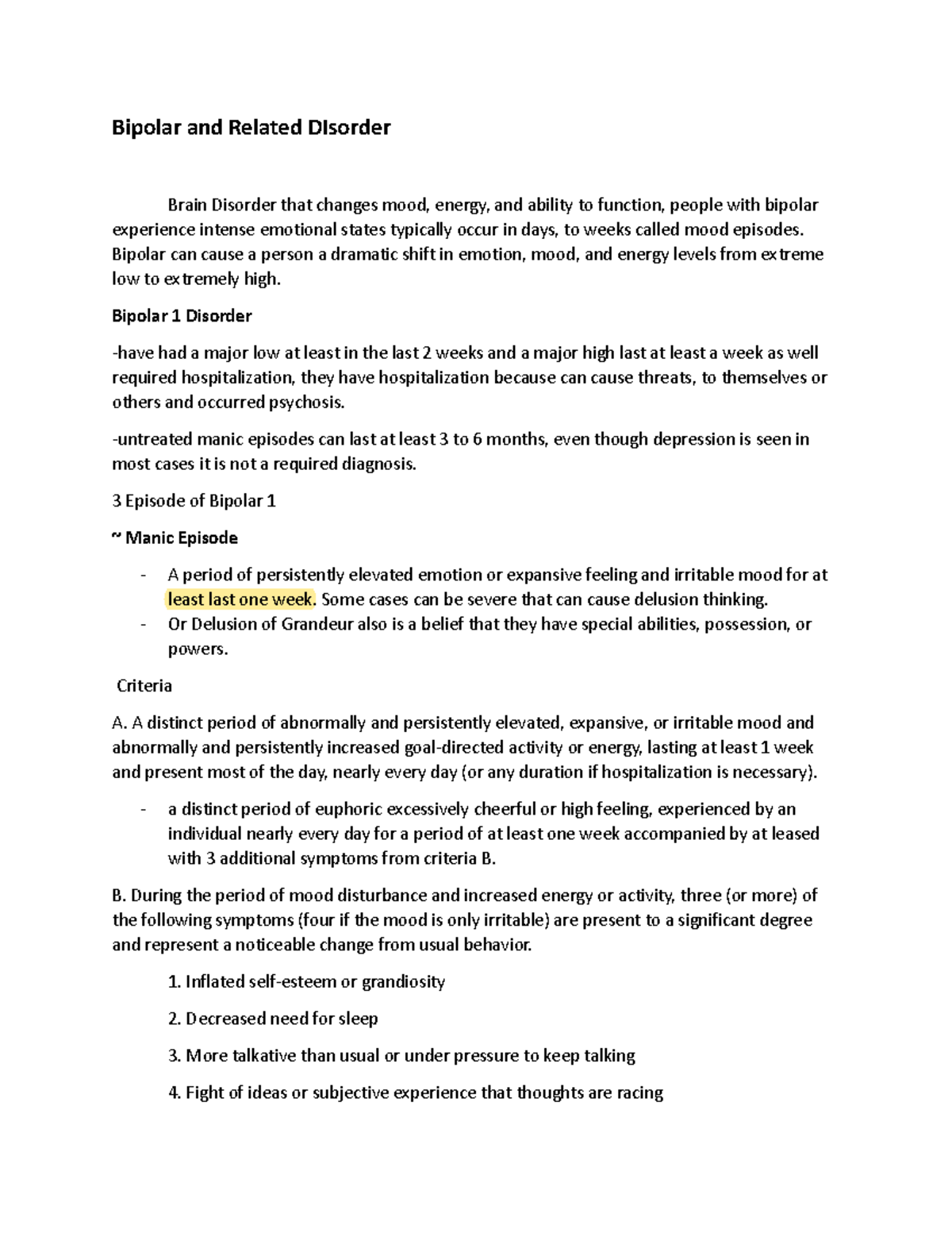 Bipolar and Related Disorder - Bipolar and Related DIsorder Brain ...