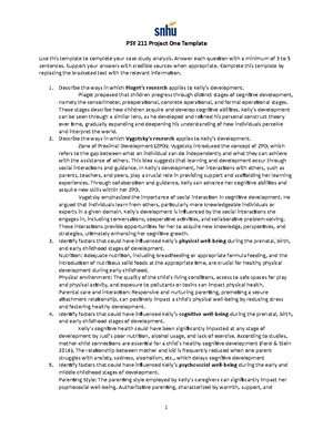 Activity 8 journal - Sophia Grayson PSY 211 Module Eight Activity ...