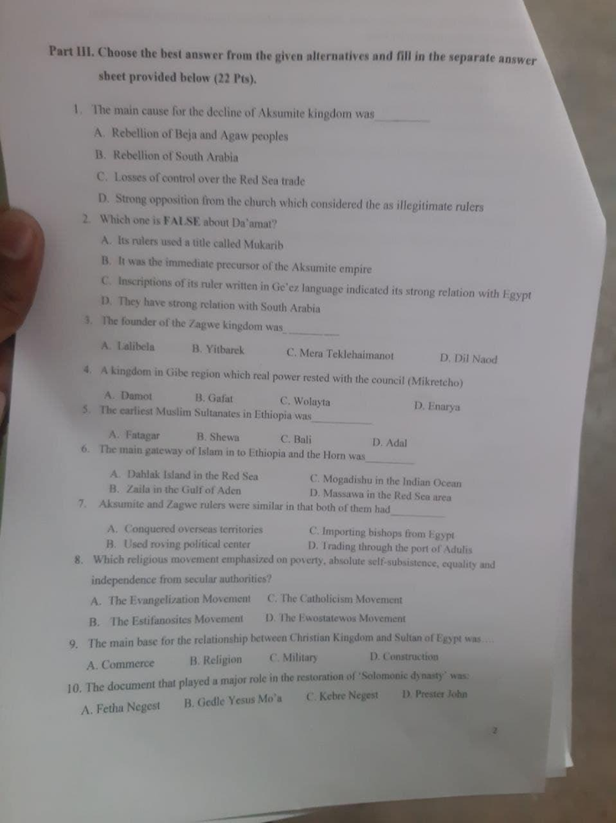 History final Exam - Art History - Studocu