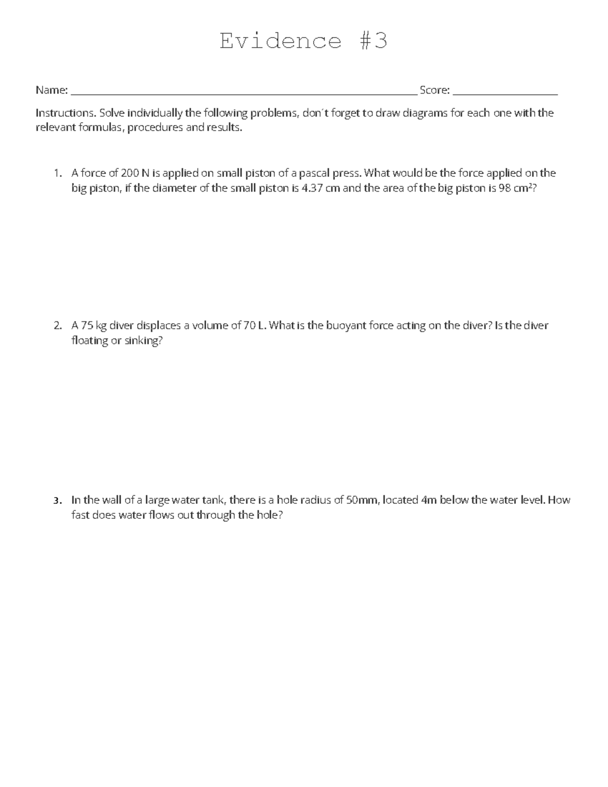 Evidence 3 - es la evidencia 3 - Evidence Name: - Studocu