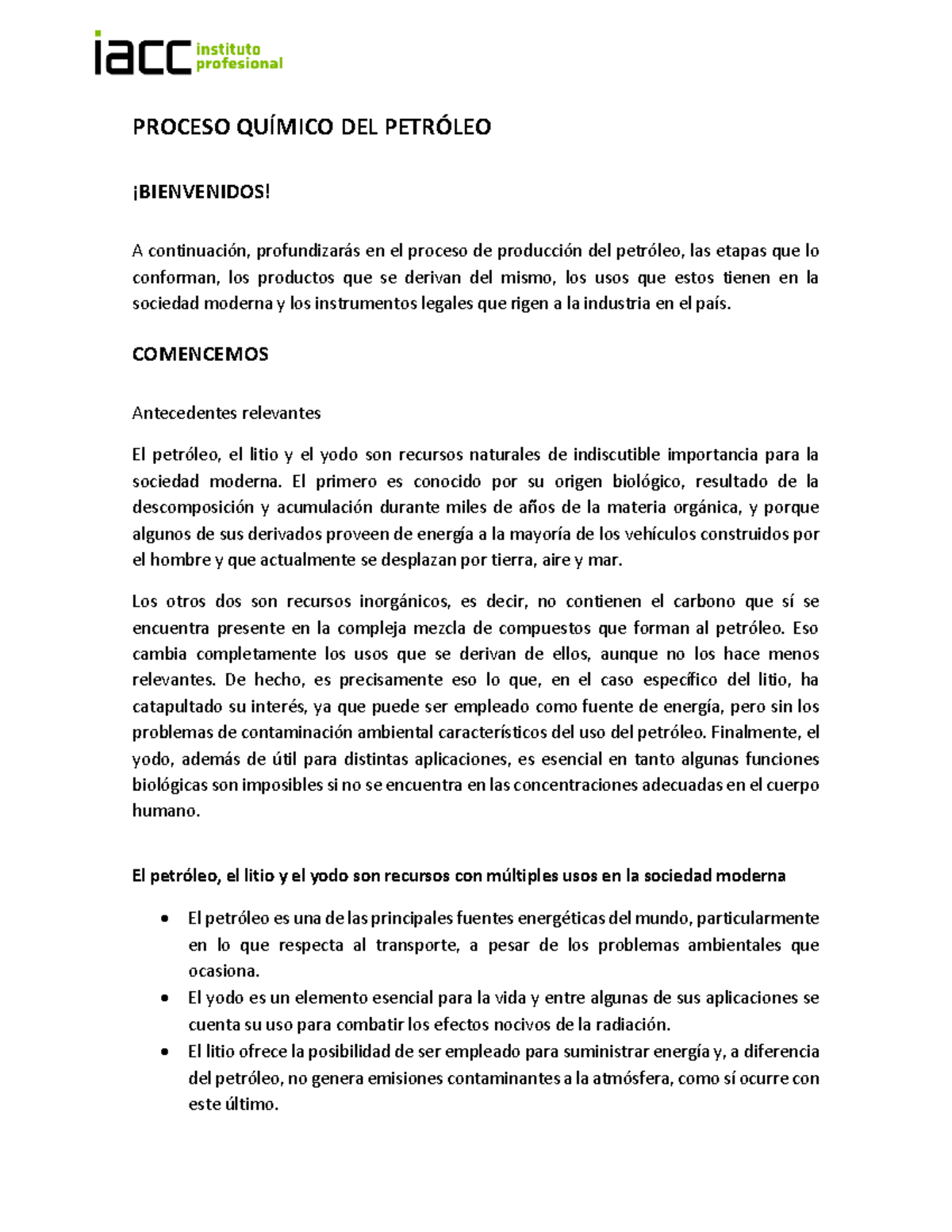 S5 NOTA Profundizacion Proqc 1202 DES - PROCESO QUÍMICO DEL PETRÓLEO ¡BIENVENIDOS! A ...