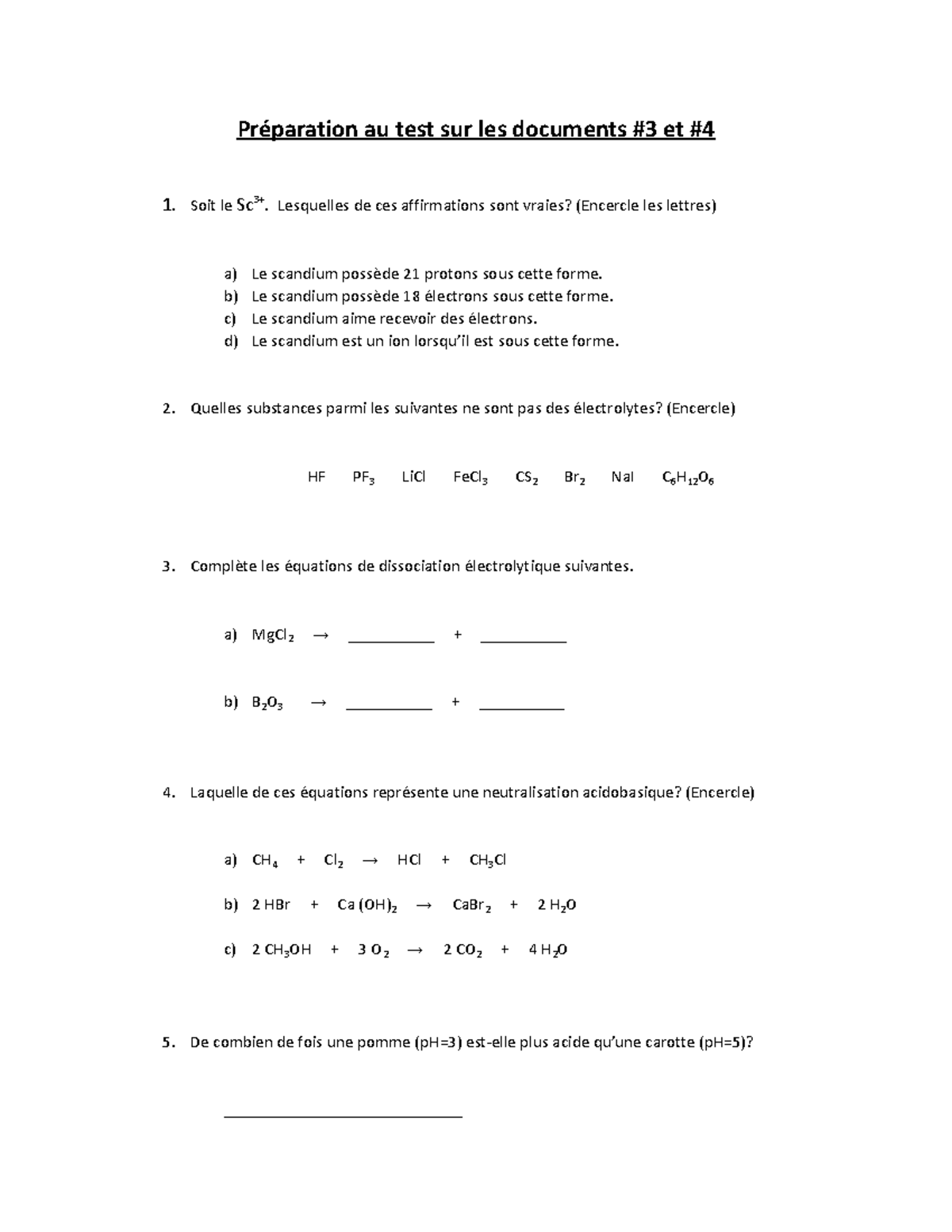 Préparation test docs #3-4 - Préparation au test sur les documents #3 ...