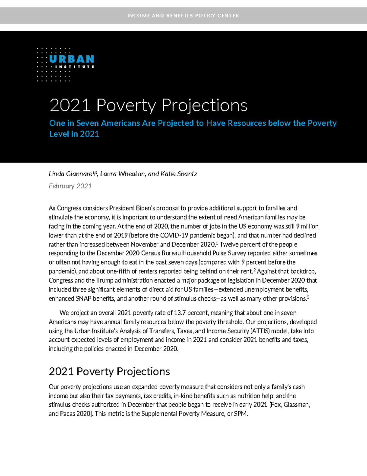 2021-poverty-projectionsPoverty information and stats, including ...