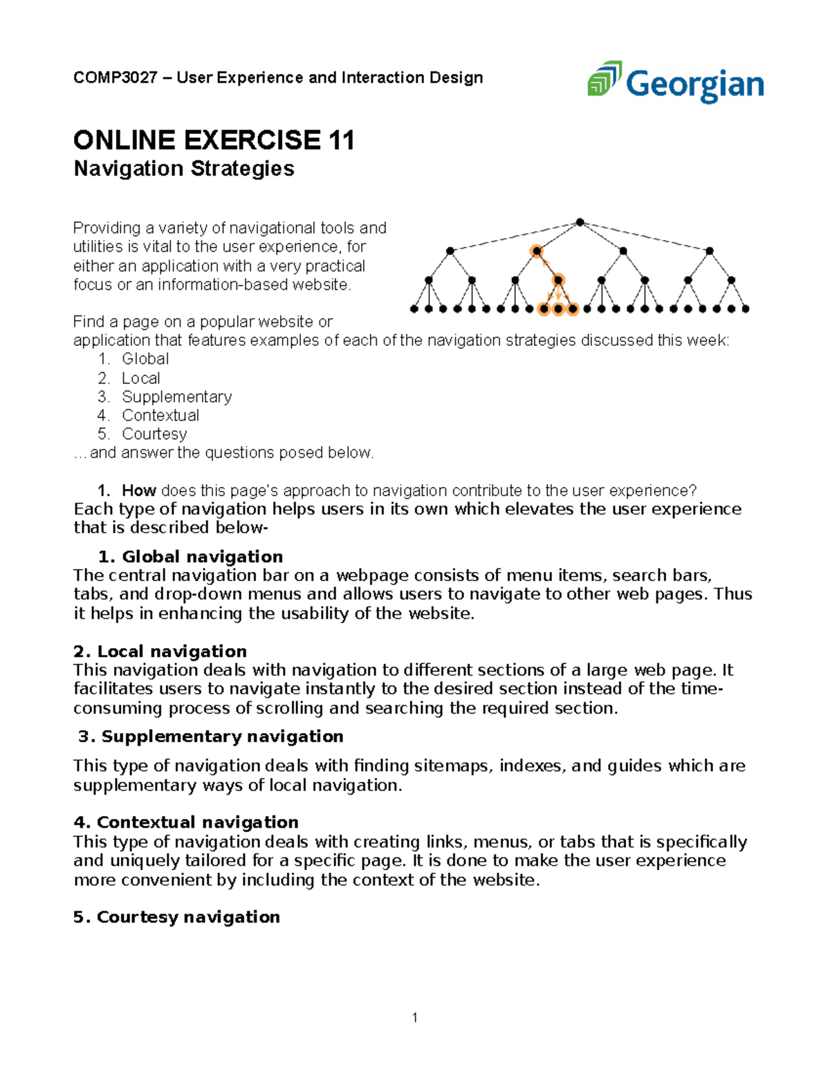 Online-exercise-11 - gdgrdg - COMP3027 – User Experience and ...