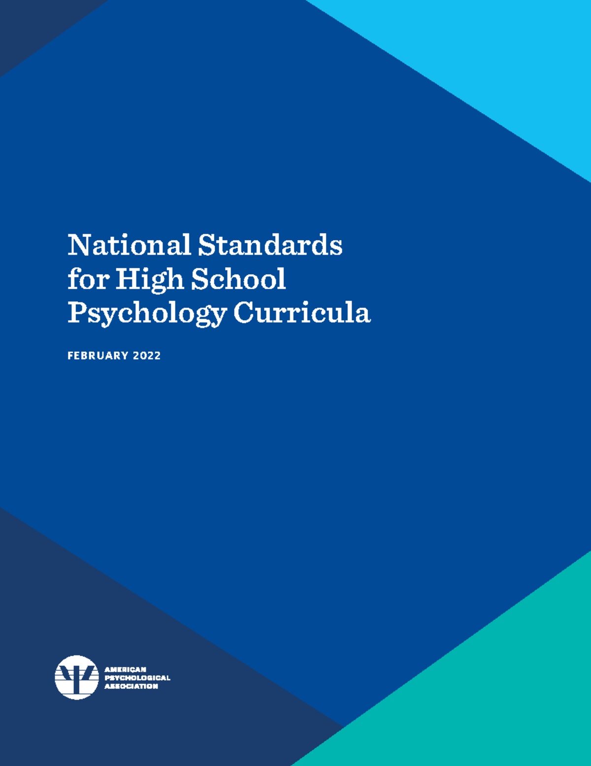 Psychology-curricula - National Standards for High School Psychology ...