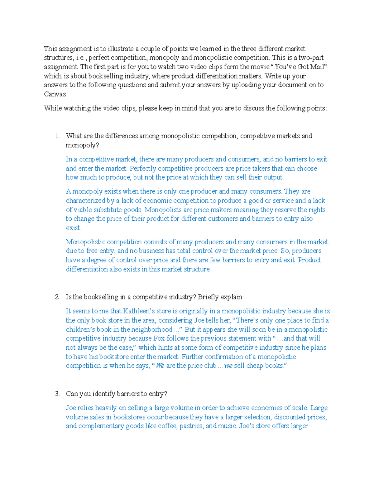 Module 10 - Monopoly, Competition, Monopolistic Competition - This ...
