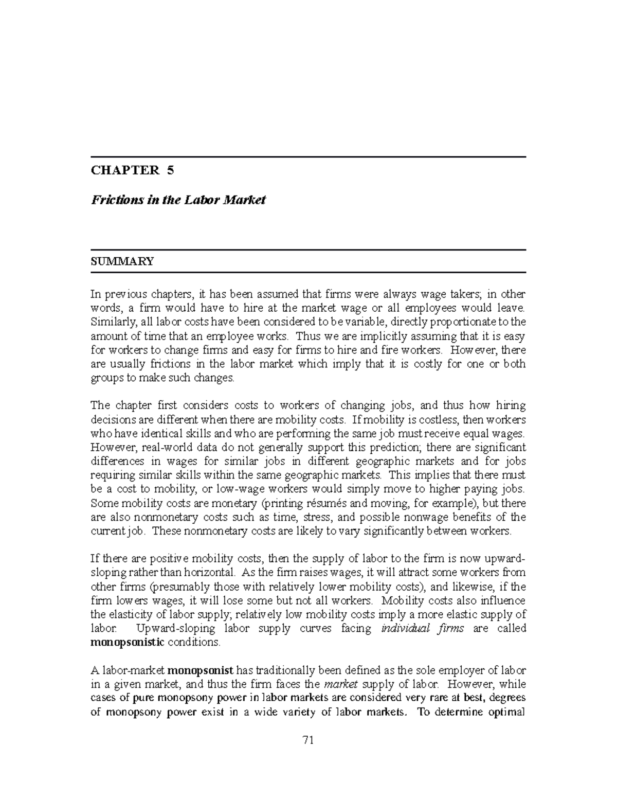 Chapter 5 the chapter summary that you need - EP2001 - Studocu