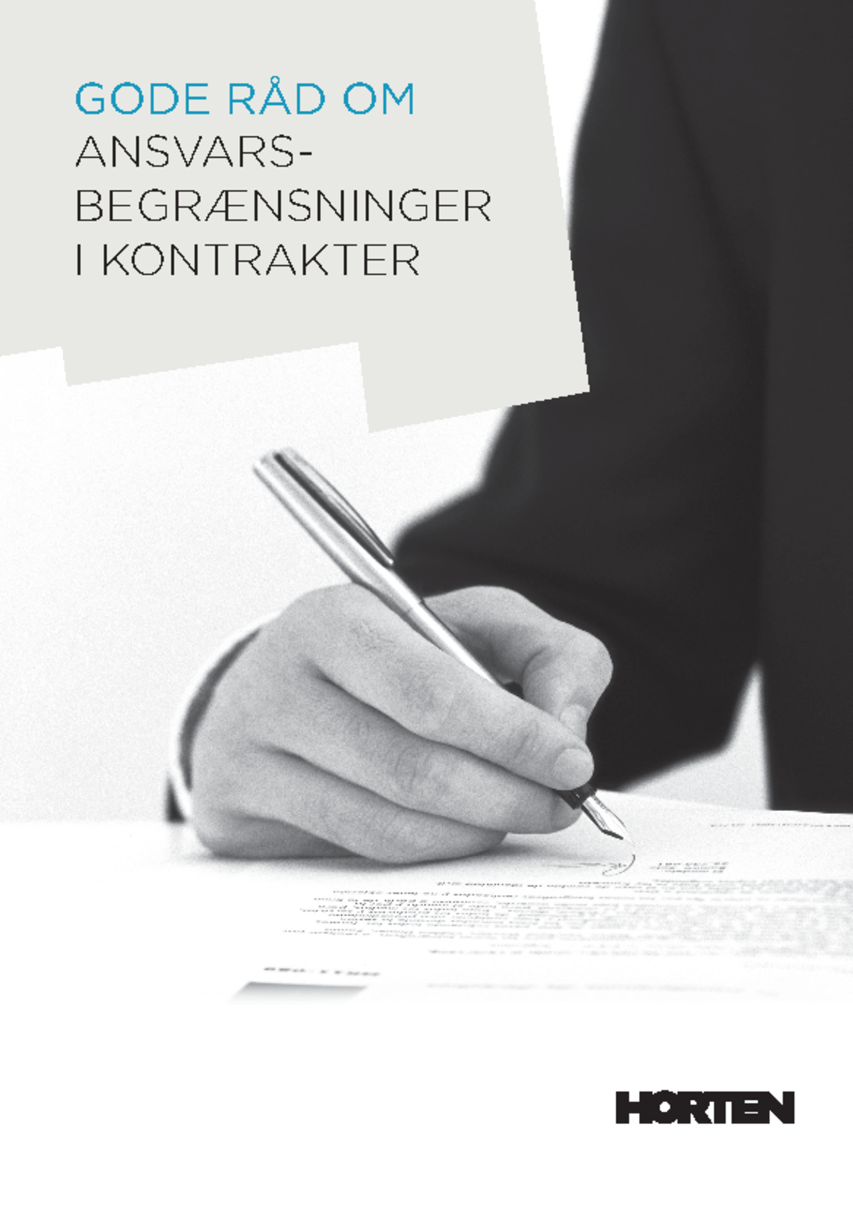 Gode råd kontrakt - GODE RÅD OM ansvars- begrænsninger i kontrakter ...
