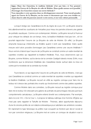 Commentaire Les Ronces Cécile coulon - Entraînement au commentaire ...