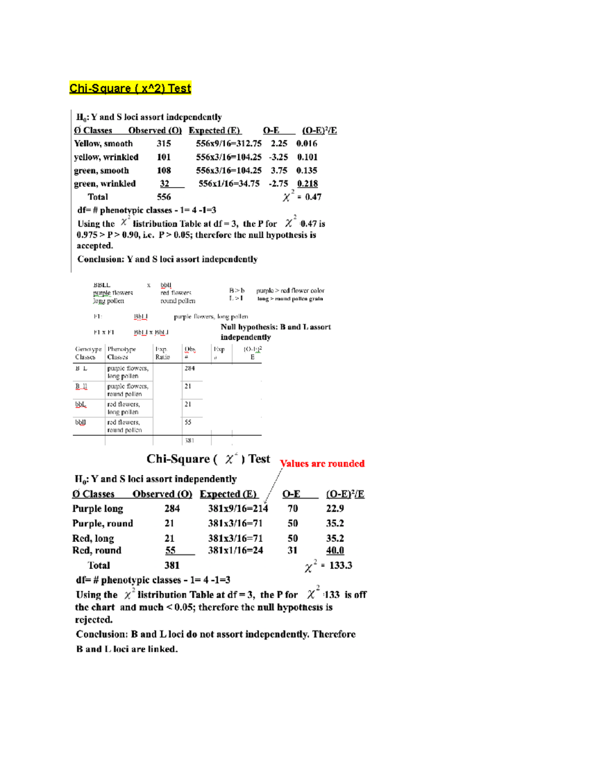 Lec. 7 Linkage and Gene Mapping by Three Point Test Cross (Genetics 102 ...