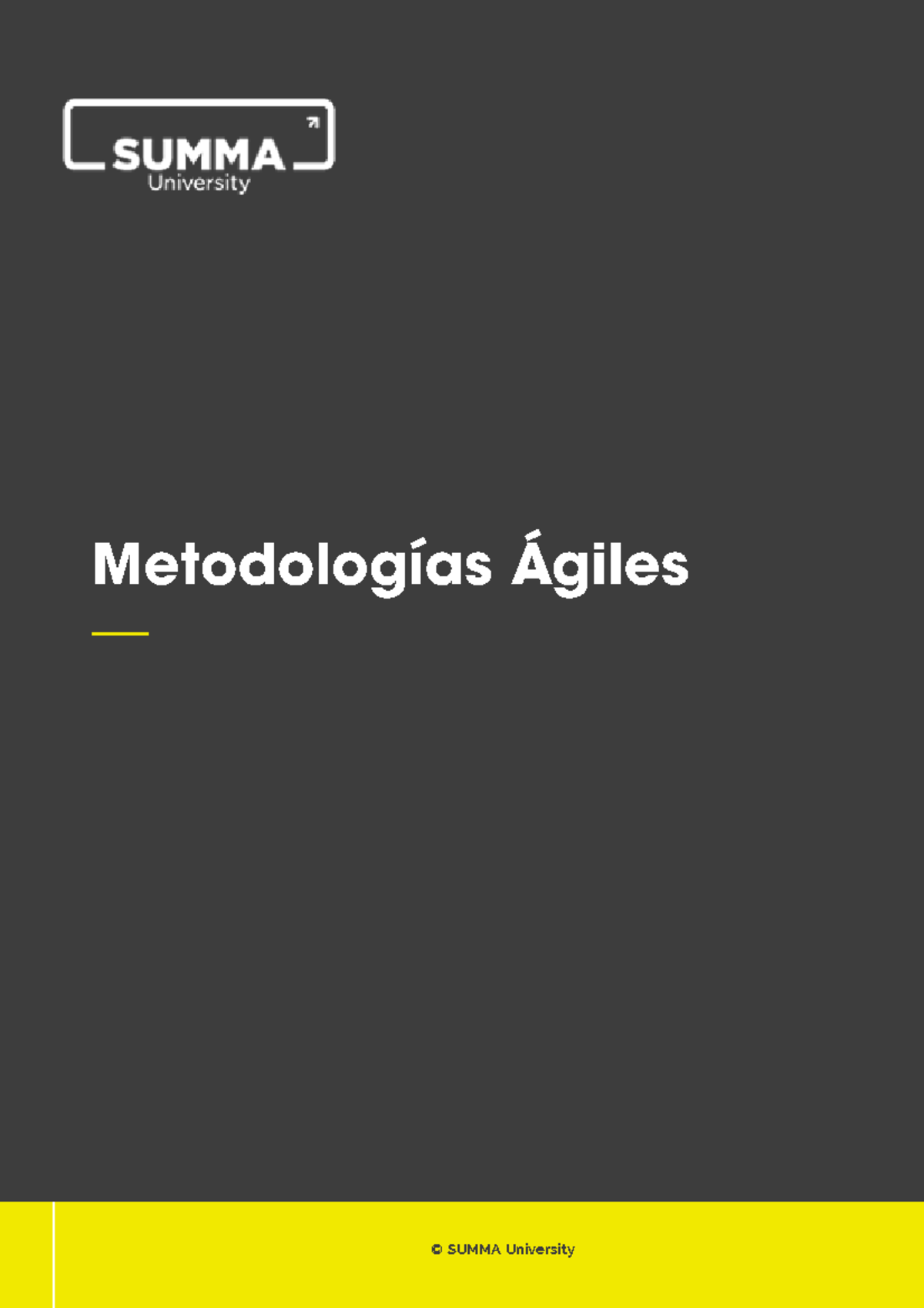 Semana 1 pdf5 - 1 — © SUMMA University SUMMA University® Nota Técnica ...