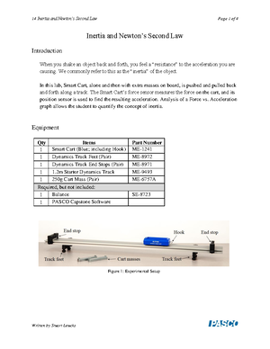 Lab 1 Measurement and Error - Lab 1. Measurement and Error Introduction Accuracy and Precision ...