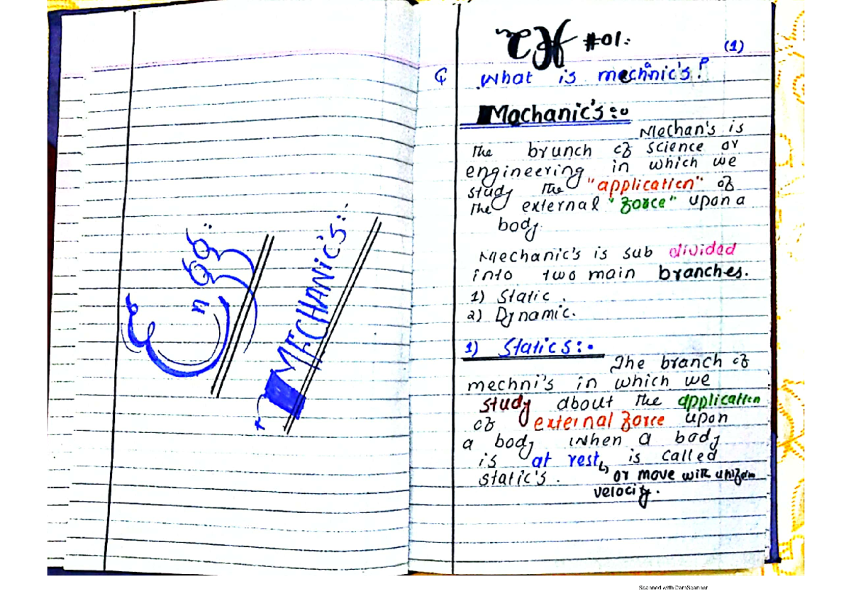 Engg mechanics CH#01 - Lecture notes 1 - Engineering Mechanics Dynamics ...