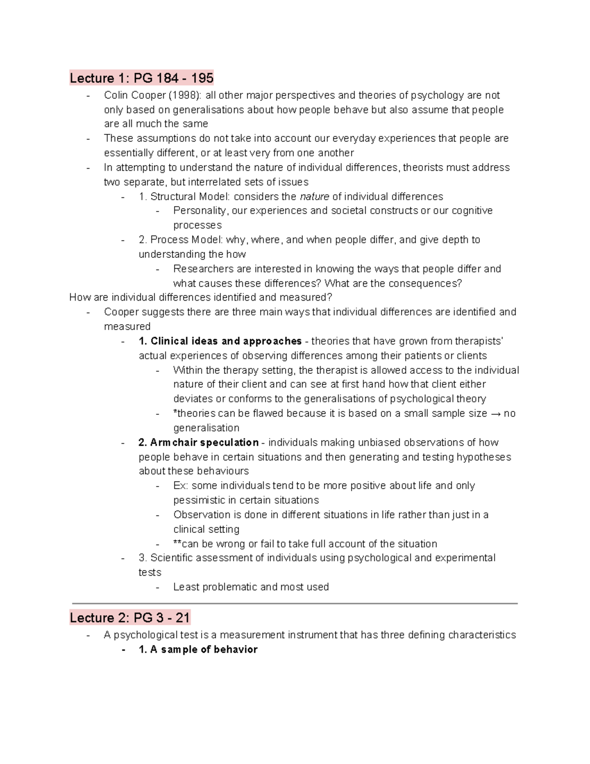 Reading Personality And Psychological Assessment Lecture 1 PG 184 reading-personality-and-psychological-assessment-lecture-1-pg-184