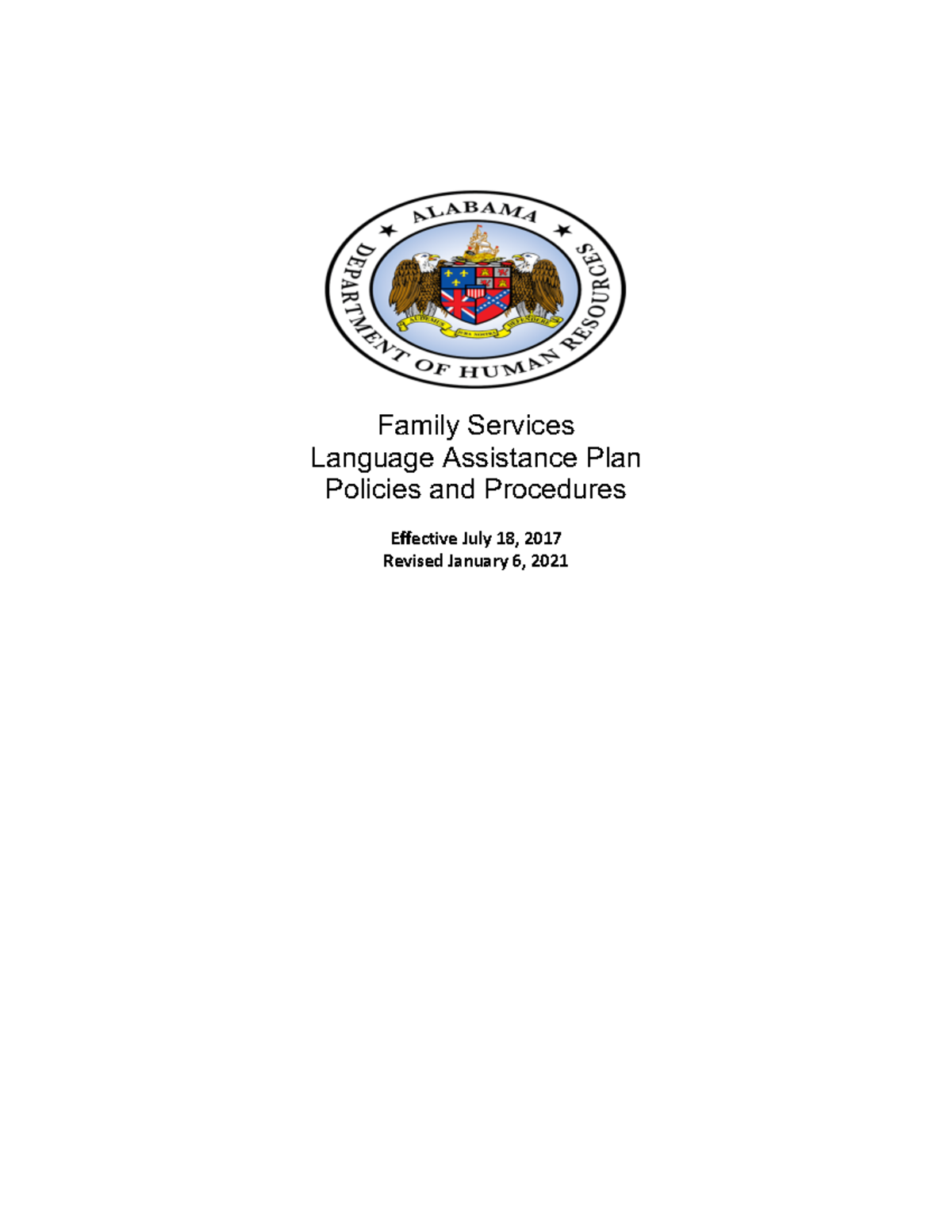 Language Assistance Plan Policy - Family Services Language Assistance ...