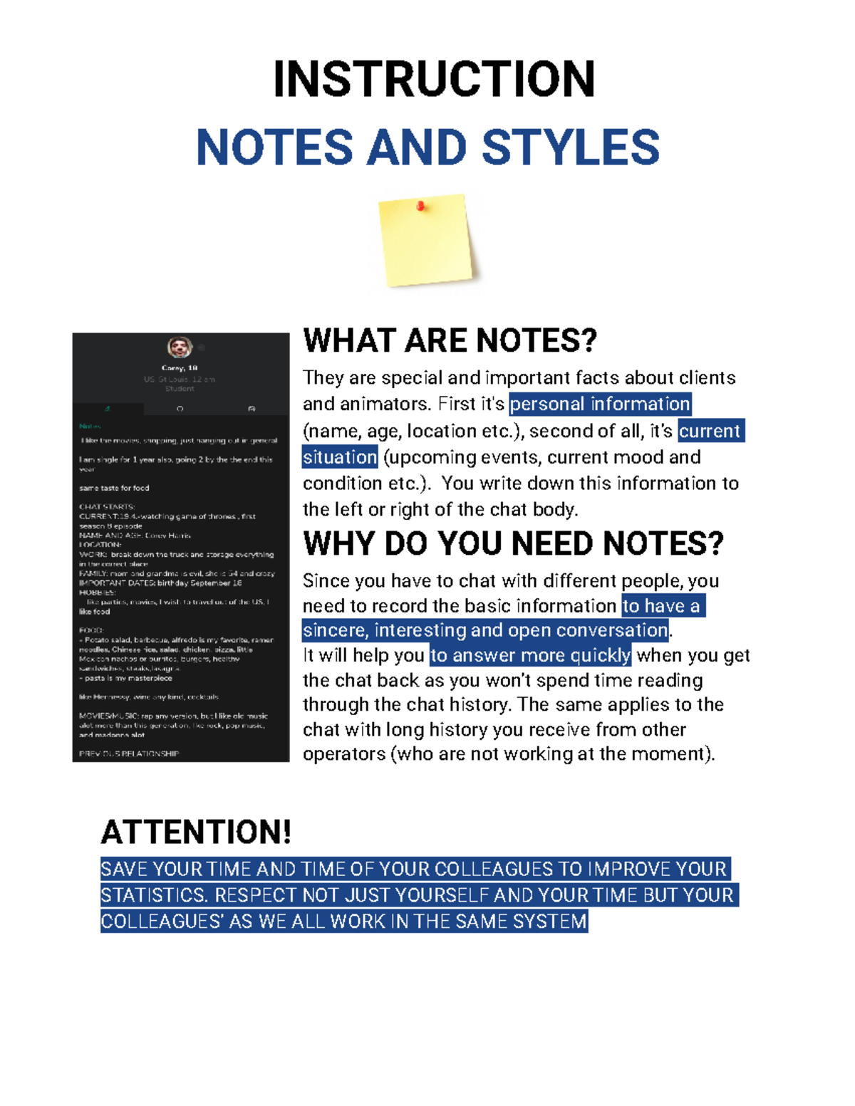 Instruction-Notes-and-styles updated-1 - INSTRUCTION NOTES AND STYLES ...