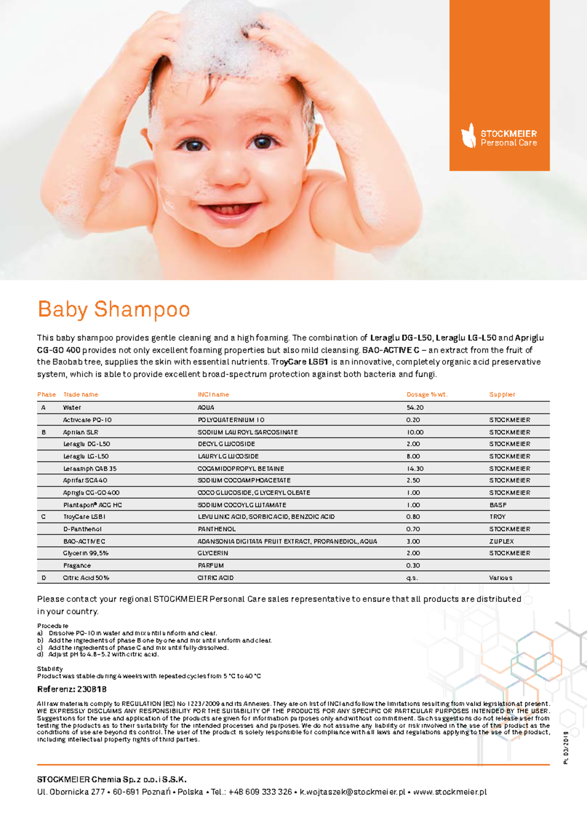 Dầu gội trẻ em - This is practical recipe of baby shampoo developed by ...