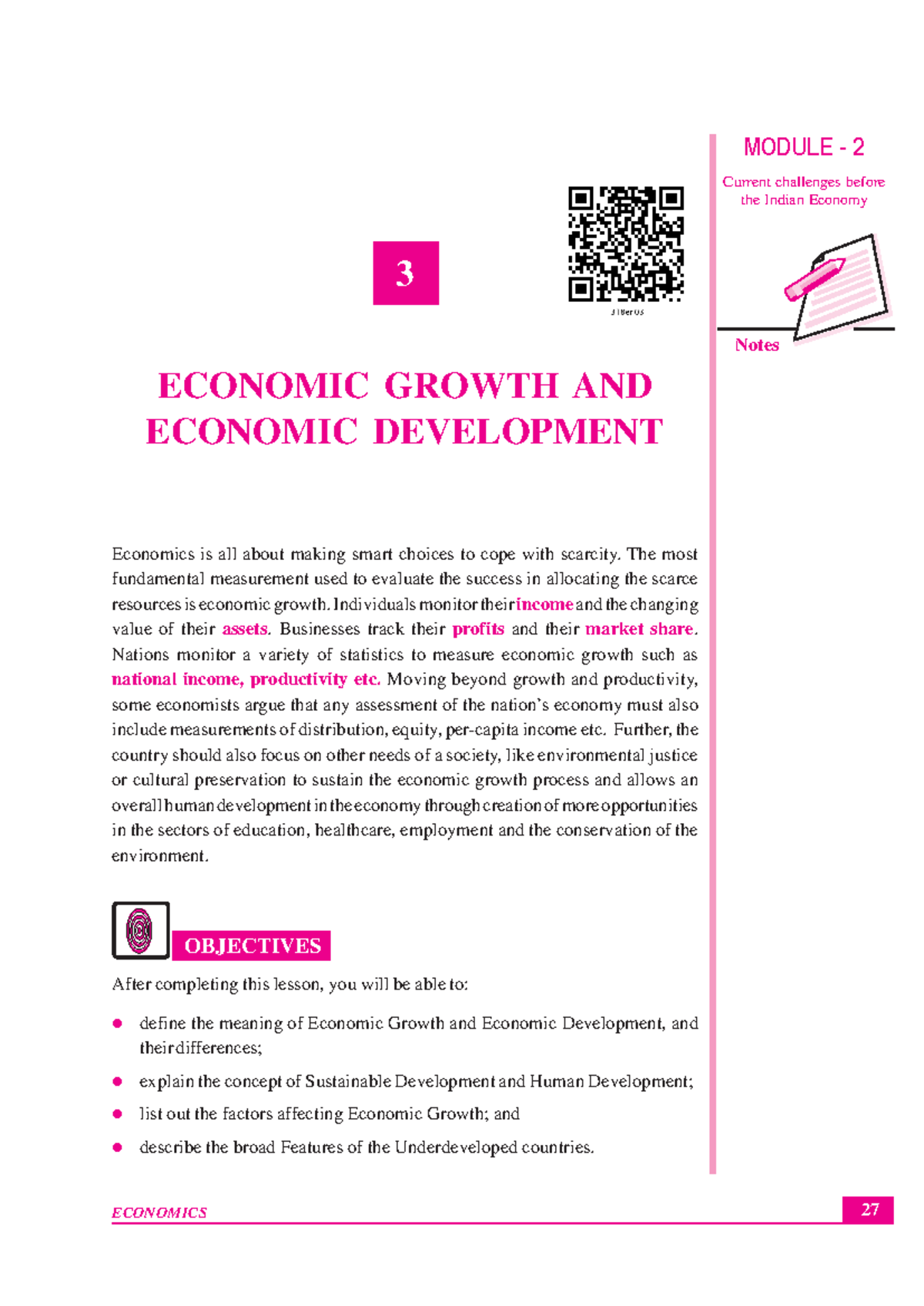 318 Economics Eng Lesson 3 - 27 Economic Growth and Economic ...