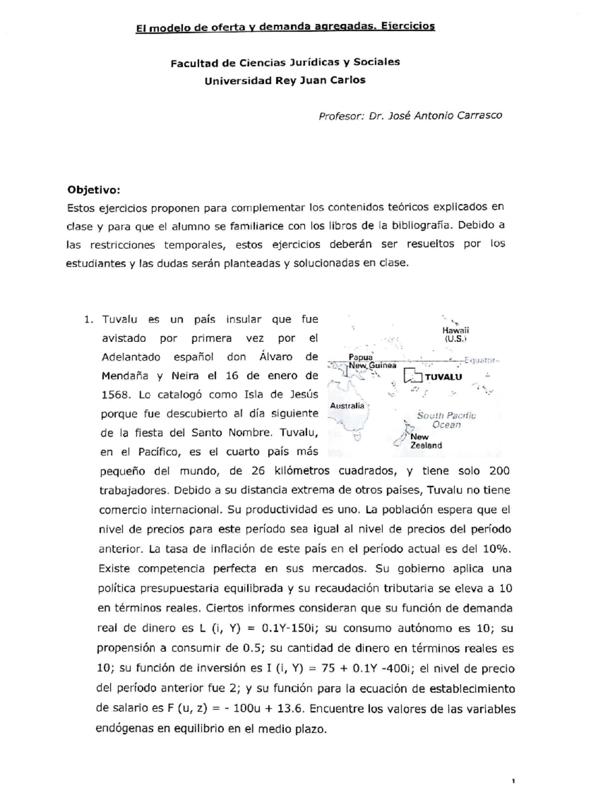 EJS T8 CORREGIDOS MACRO JOSE CARRASCO - El modelo de oferta y demanda agregadas. Ejercicios ...
