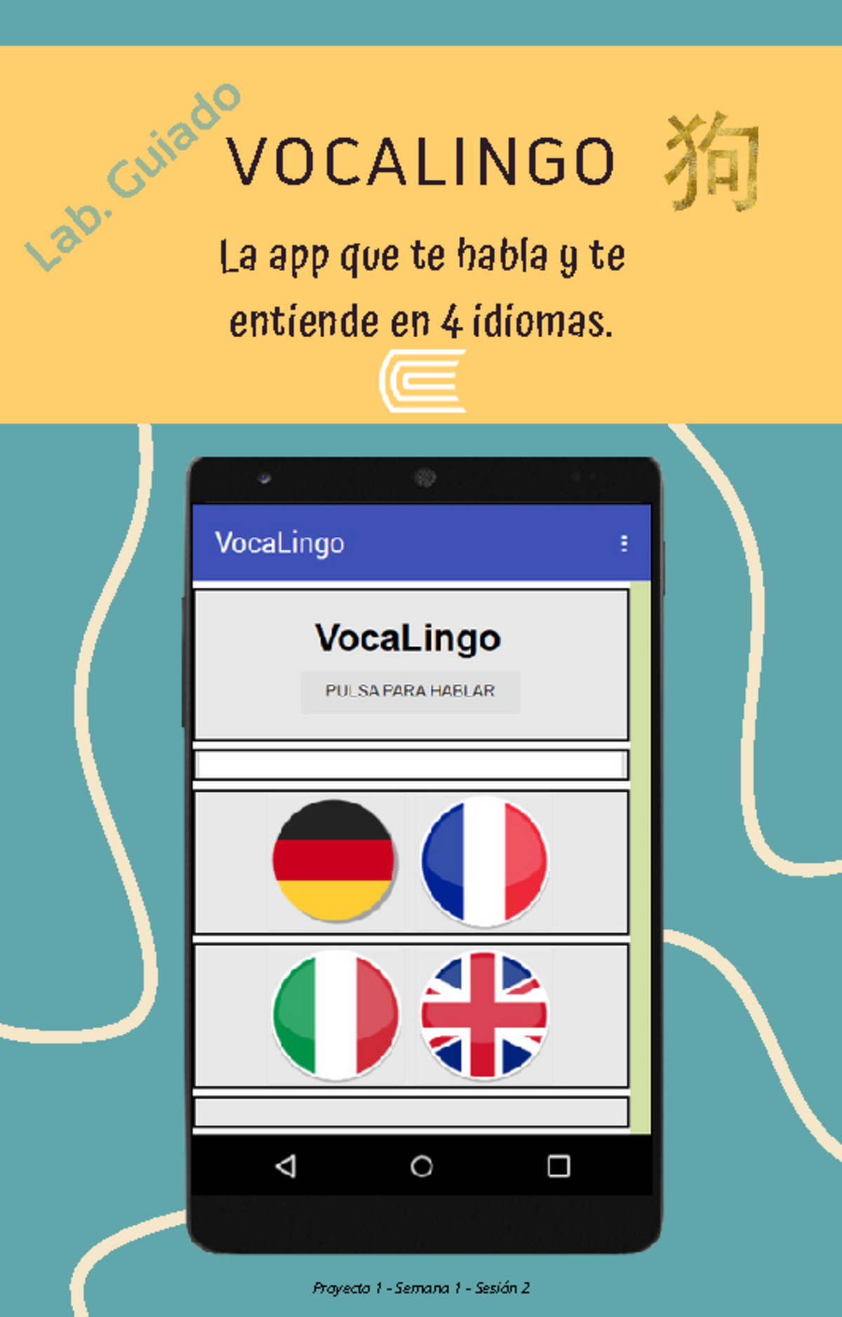 App Inventor - Proyecto 1 - Voca Lingo - VOCALINGO La app que te habla ...