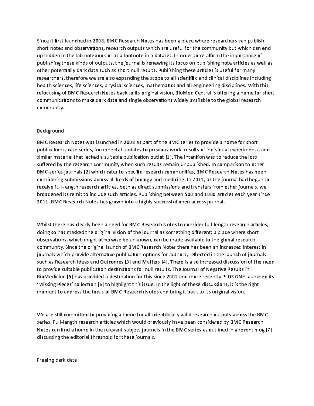 410164309 bmc resarch notes docx - Since it irst launched in 2008, BMC ...