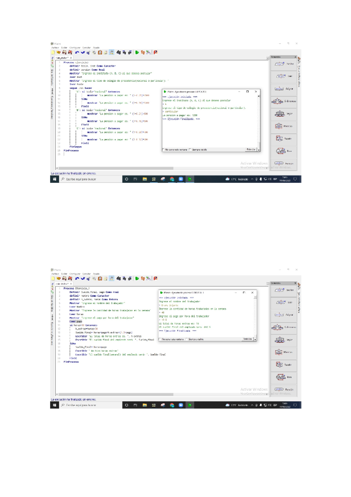 Pc 2 algoritmo - Principios de algoritmos - Studocu