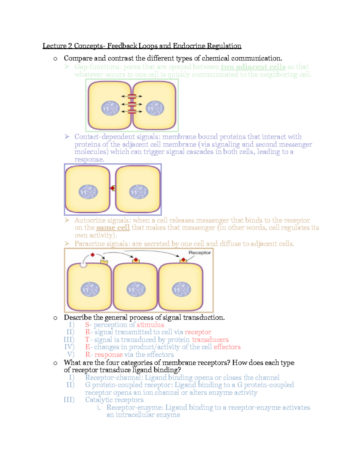 [ Biosci E109] Lecture 2 Concepts- Feedback Loops and Endocrine ...