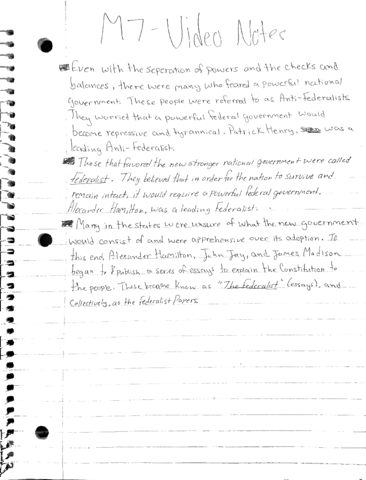 AMH-2010 - Main points from lectures. Notes from lectures and the notes ...