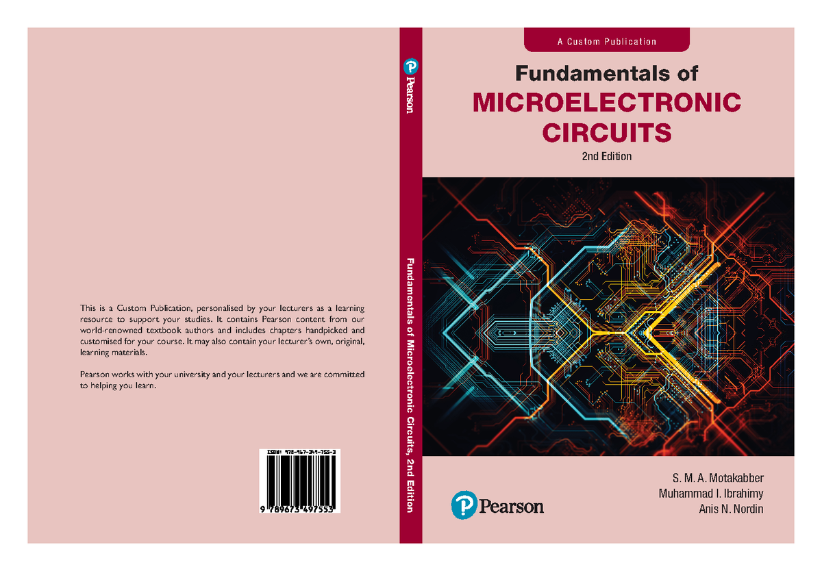 62139 Fundamentals of microelectronic circuits - A Custom Publication ...