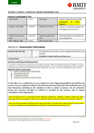 Assessment 4 Knowledge Question-2 - STUDENT - KNOWLEDGE ASSESSMENT TASK Task Number 4 of 4. Task ...