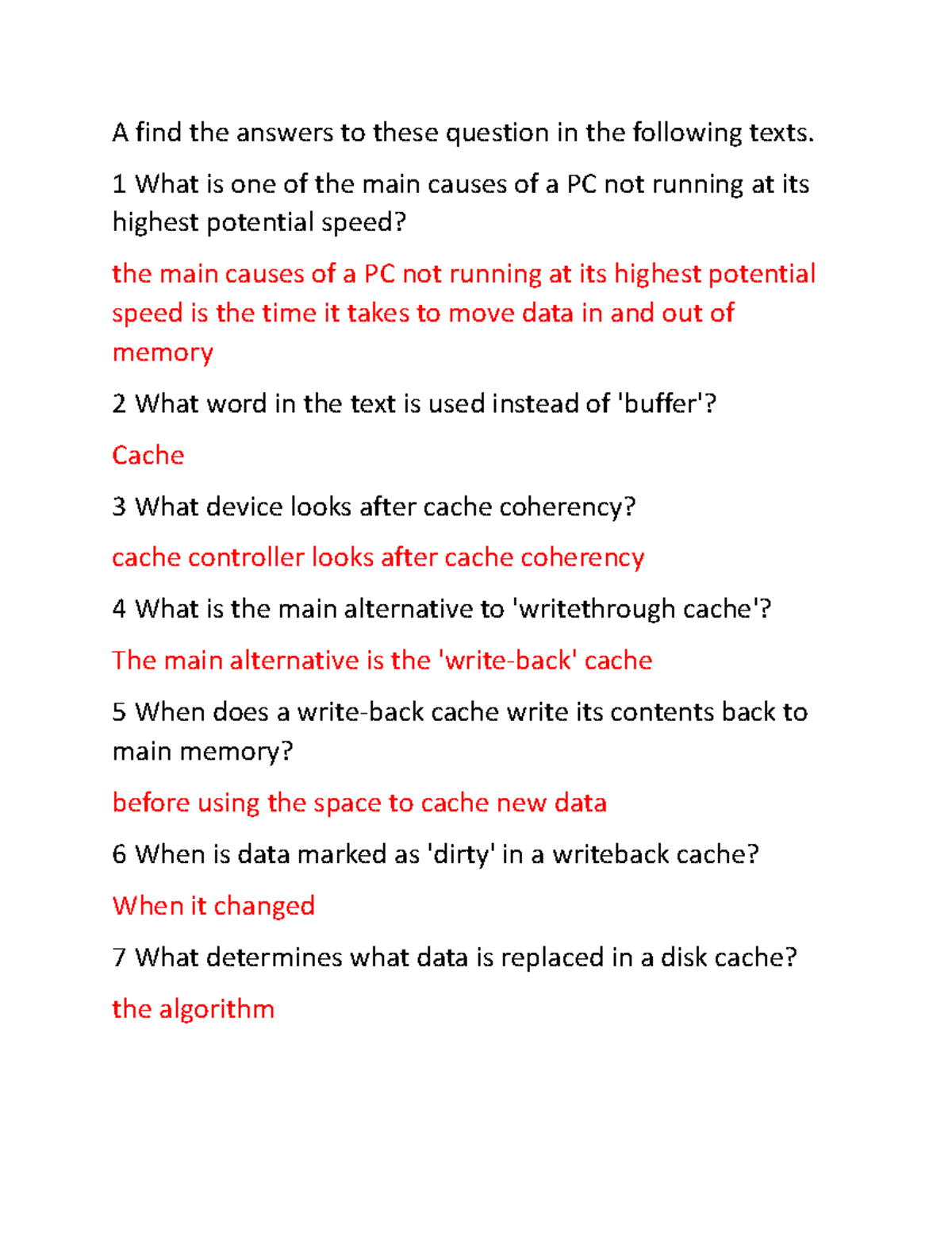 زبان تخصصی تکلیف 2 - my homwork - A find the answers to these question ...