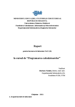 Lucrare de laborator Nr.1 SDA Mazureac Vlad - MINISTERUL EDUCAȚIEI ...