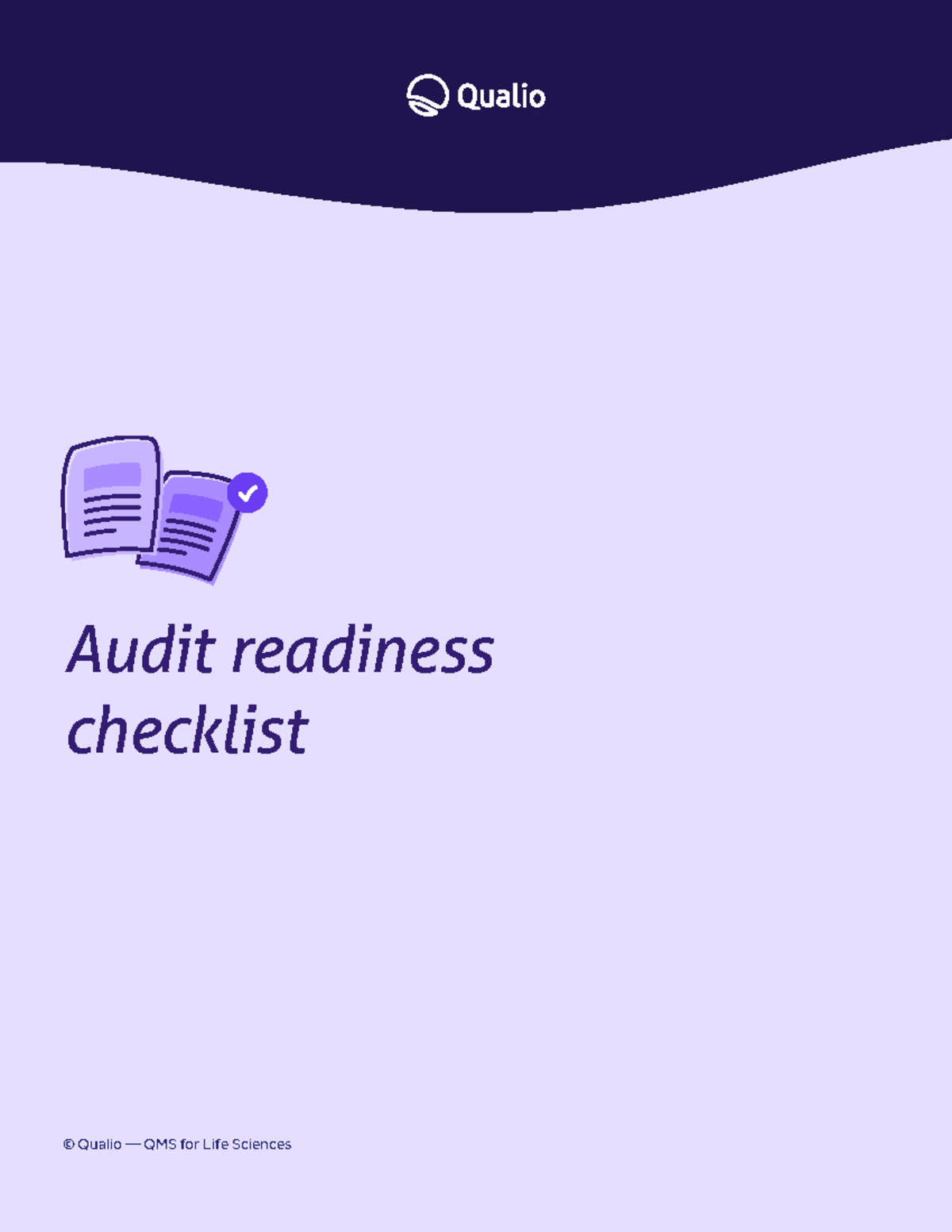 Audit readiness checklist - © Qualio — QMS for Life Sciences Audit ...