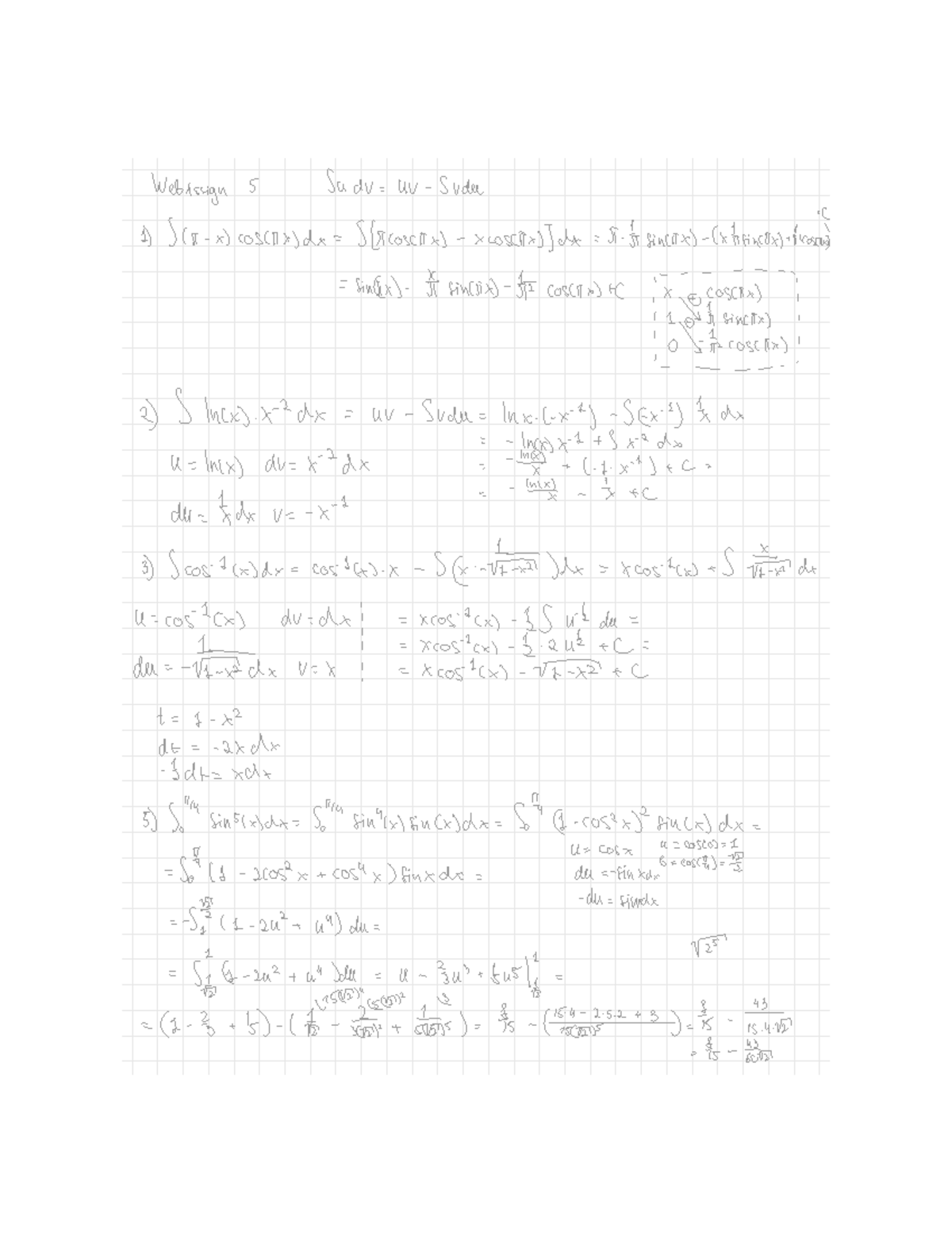 Math 2b webassign 5 - MATH 2B - Studocu