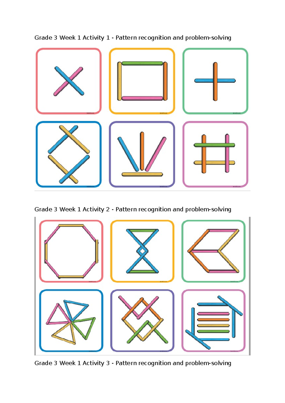 Grade-3-Activities - Helpful notes - Grade 3 Week 1 Activity 1 ...