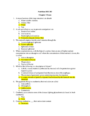 Hss 303 chapter 4 exam - HSS 303 Exam 4 Questions and Answers Which of ...
