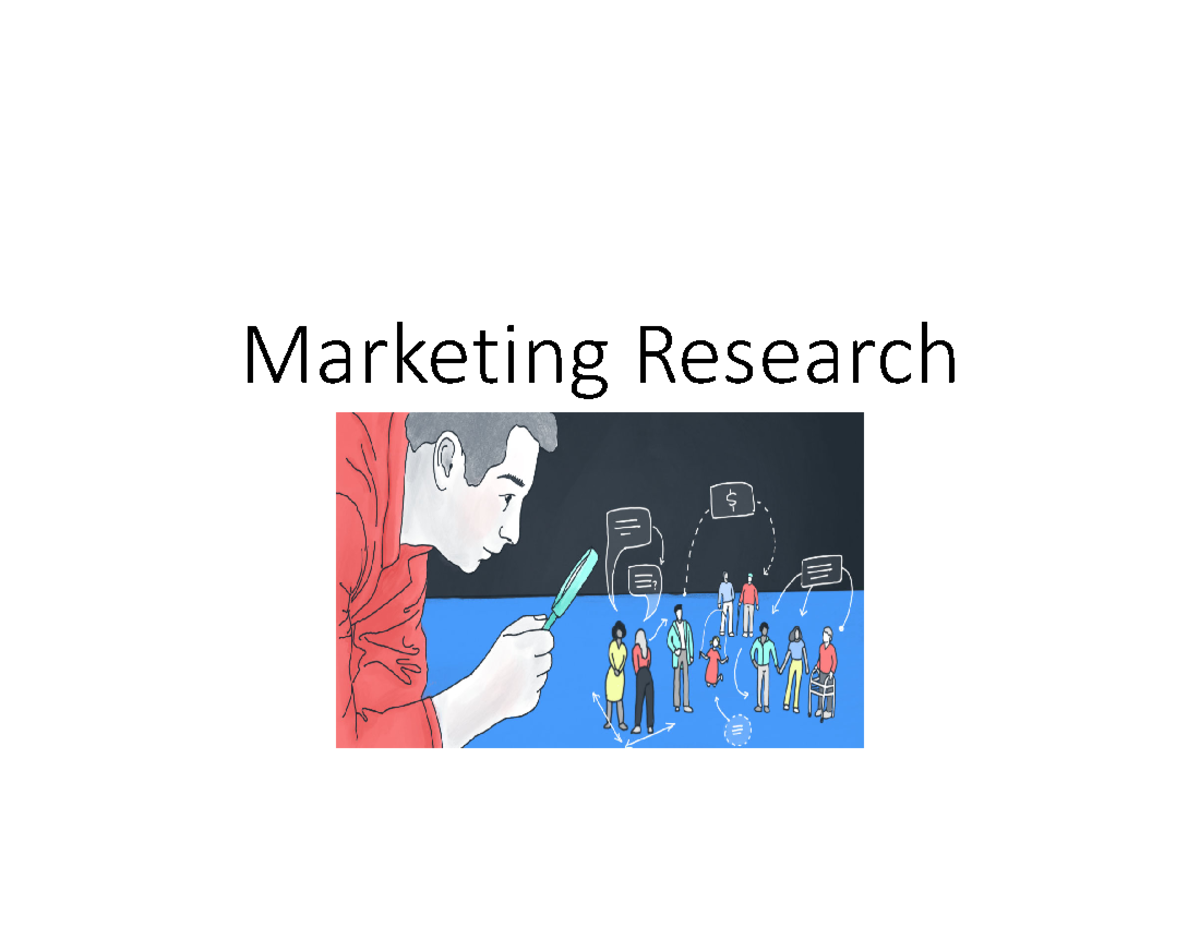 MKTG Chapter 7 - Marketing Research - Marketing Research She or he with ...